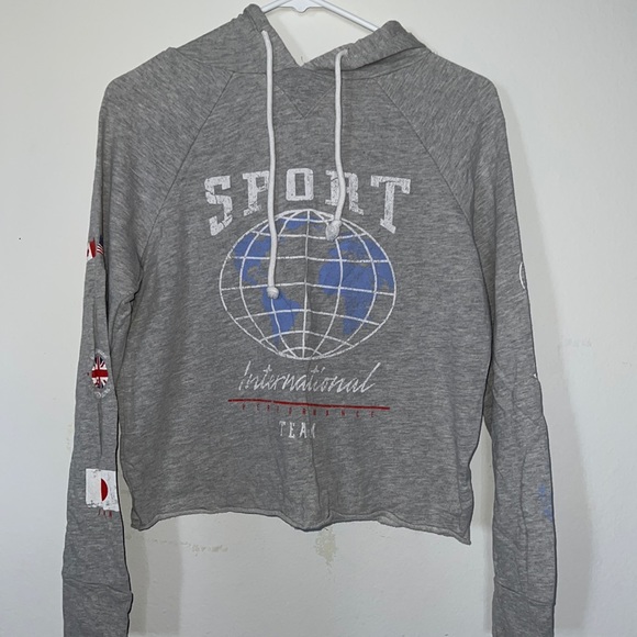 Grayson Threads | Sweaters | Grayson Thread Cropped Top Hooded Sweater ...